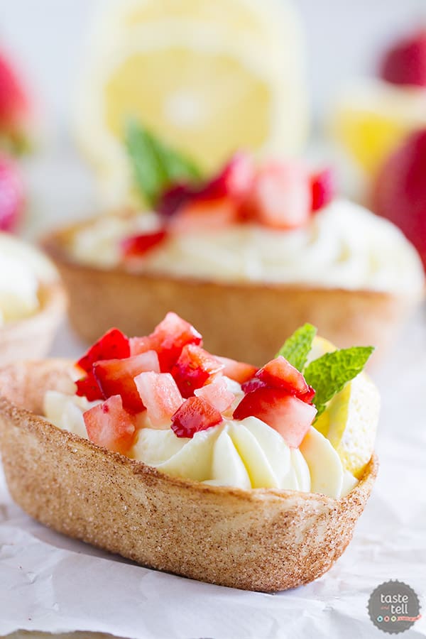 Lemon Cream Taco Boats | Lake Escapes Boat Rentals